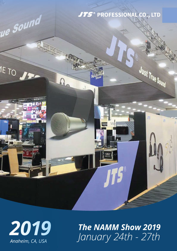 Exhibition - The NAMM Show 2019 - JTS - Professional Wideband True Diversity Wireless Microphone ...